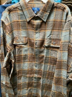 GEORGE LONG Sleeve Shirt mens 2-XL NEW | eBay
