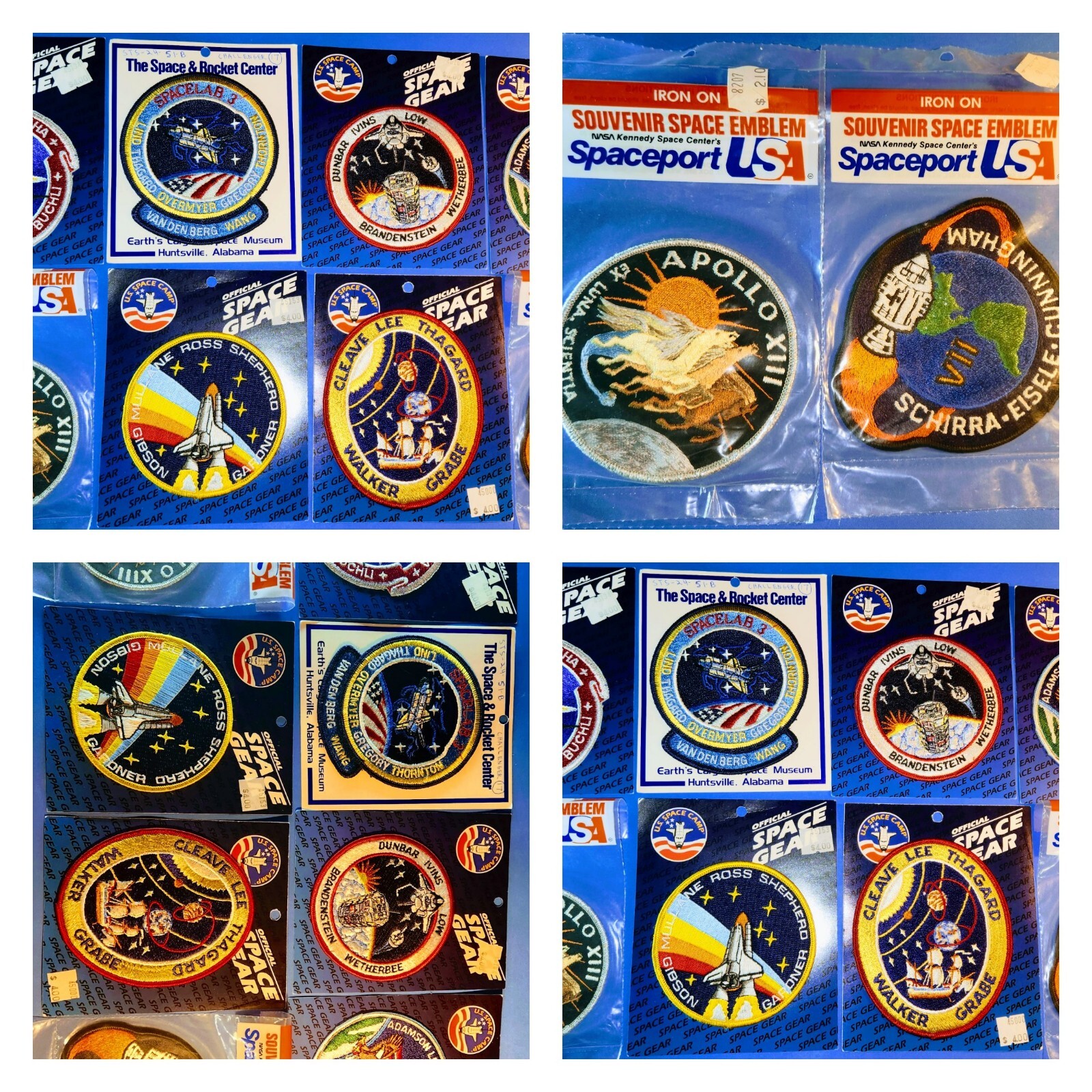 Vintage Nasa Patch Space Shuttle Moon Explorer~ Pegasus Lot Of 8 ...