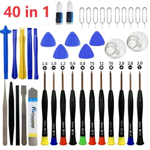 40In1 Mobile Phone Repair Tools Hand Pry Opening Tool Screwdriver Set ...