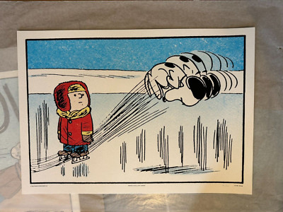 Mondo Peanuts “Snoopy Flip” Charles Schultz Art Print Poster X/165 ...