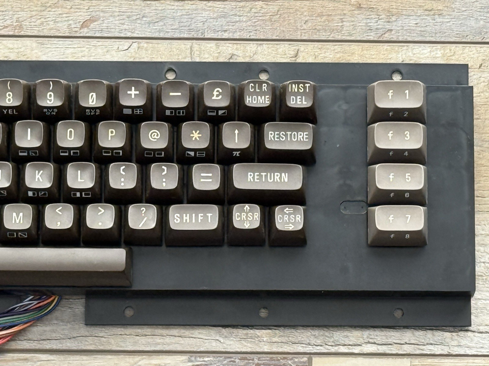 Restored Commodore 64 / VIC 20 Keyboard - Retro Typing Gold | eBay