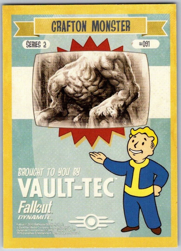 2019 Dynamite Fallout Series 2 - #091 Grafton Monster Holofoil | eBay