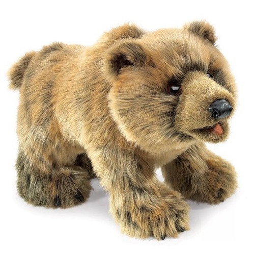 Grizzly Bear Hand Puppet Light Brown Folkmanis Puppets | eBay