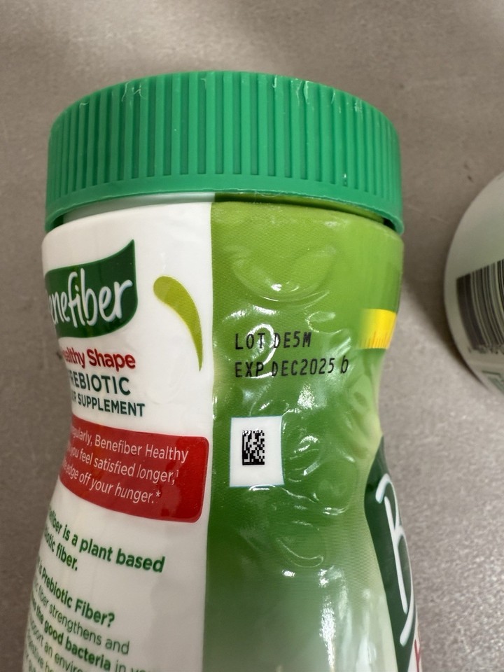 Benefiber Prebiotic Fiber Supplement 3 PACK Healthy Shape Powder 12 ...