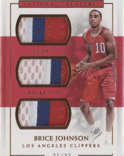 2016-17 Panini National Treasures - Rookie Triple Materials Brice ...