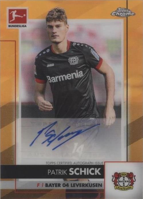 2020-21 Topps Chrome Bundesliga - Chrome Autographs Patrik Schick #BCA ...