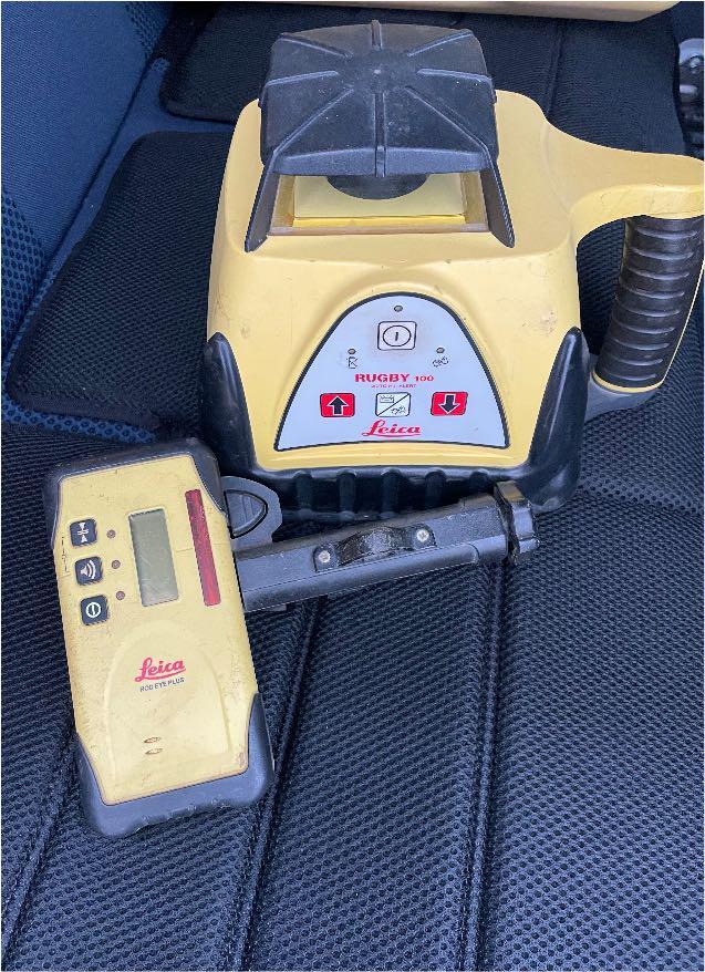 Leica Rugby 100 Rotary Laser Level Tested Working Very Good | eBay