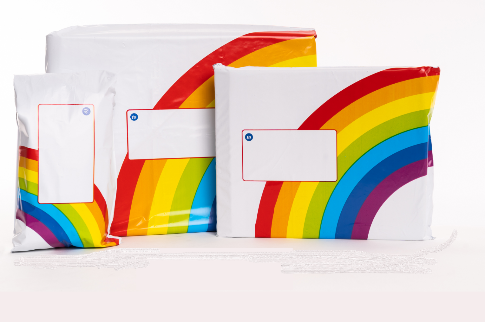 Printed Design Mailing Bags Strong Poly Postal Postage Mailers Self ...