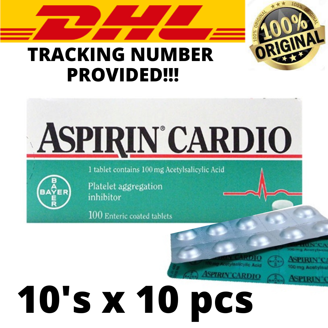 Bayer Aspirin Cardio 100mg Enteric Coated Tablets 100s Express for sale ...