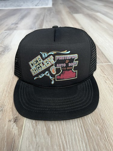 Vintage Dee Higley Auto Men Mesh Trucker Hat Black Cap | eBay
