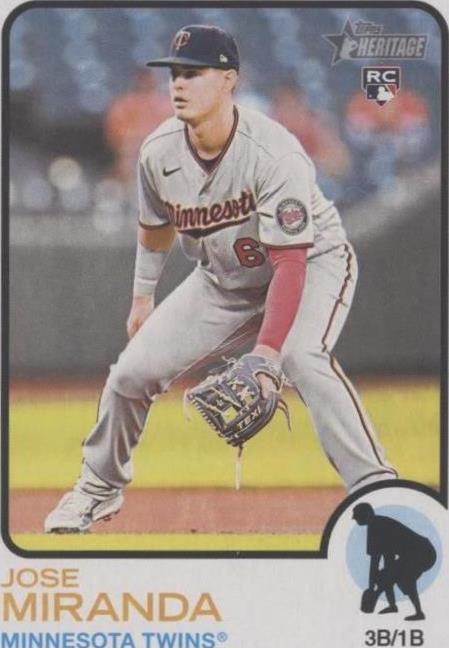 2022 Topps Heritage High Number - Jose Miranda #503 (RC) for sale ...