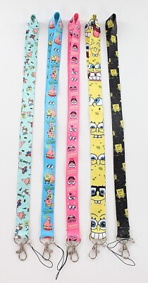 New Spongebob Squarepants Lanyard 5 Styles to Choose From | eBay