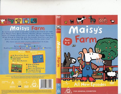 Maisy's Farm-All New Episodes-2001-10 Episodes-Children-DVD | eBay