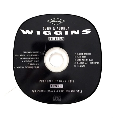 John And Audrey Wiggins CD The Dream - Promo - USA (VG+/VG+) | eBay