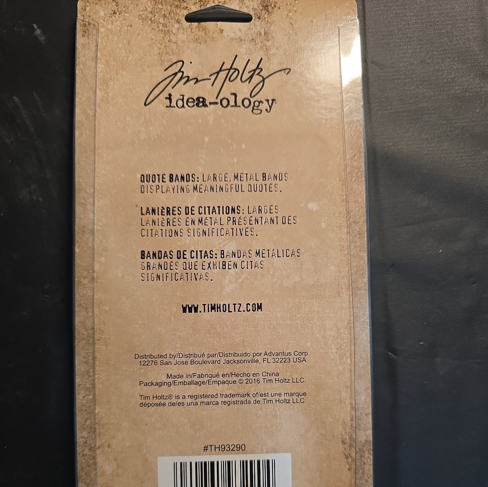 NEW Tim Holtz Idea-ology Embellishments Metal Mixed Media PICK ONE OF ...