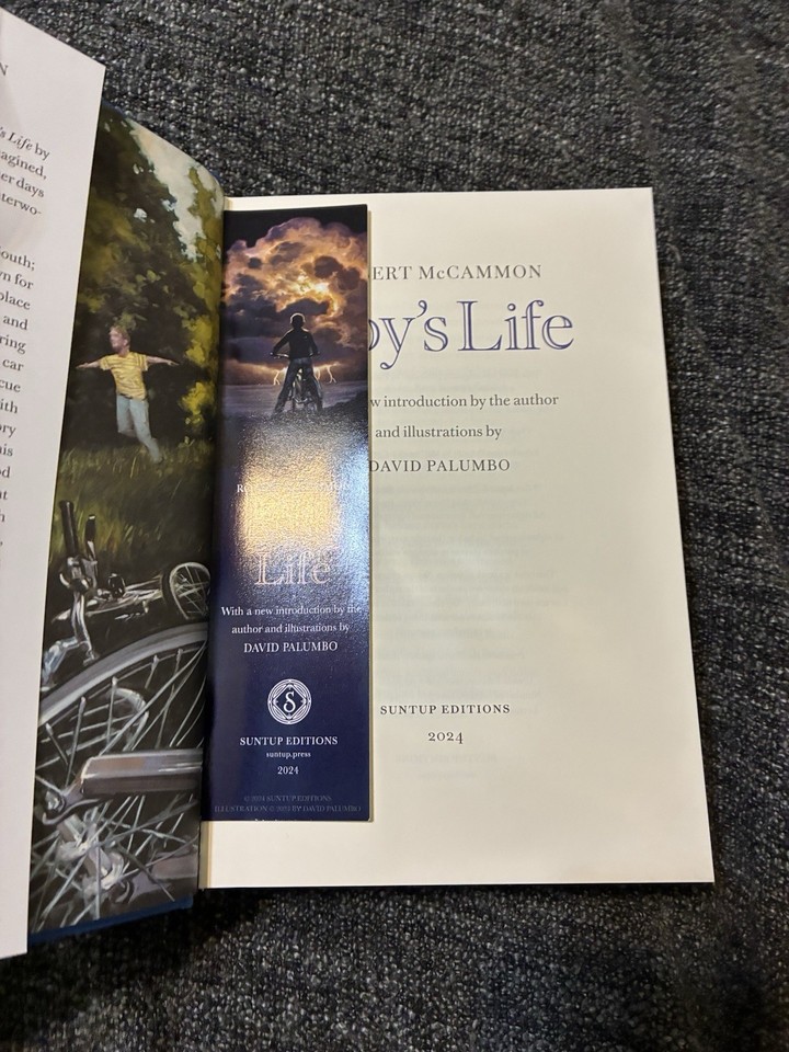 Boys Life Signed Robert McCammon 1st Suntup Limited 750 Slipcover ...