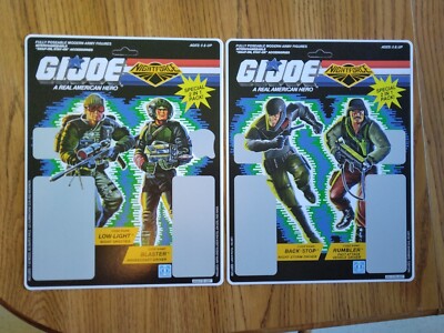 Gijoe Night Force Unproduced Figure Cardbacks | eBay