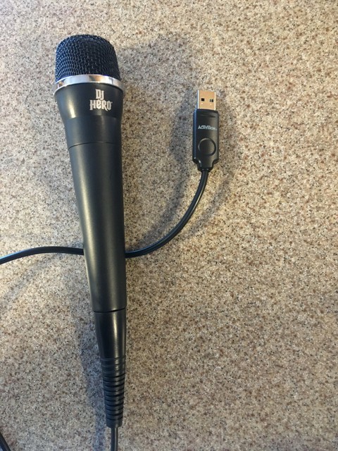 Guitar DJ Hero Rock Band USB Microphone Mic - Full Size 9-1/2" | eBay
