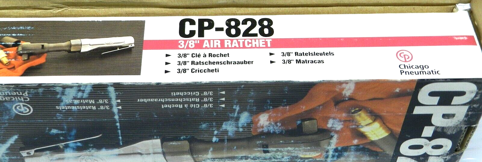 Chicago Pneumatic 3/8" Air Ratchet-CP828- Made in Japan | eBay
