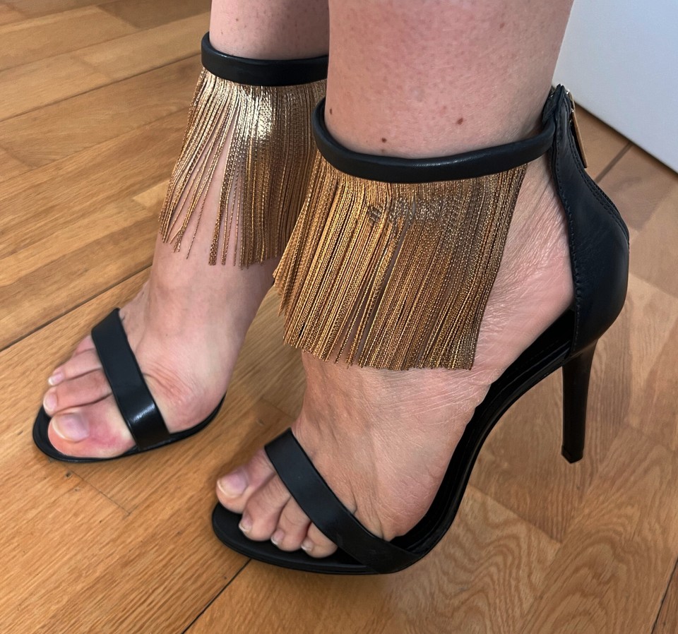 Sexy stiletto heels by Schutz. size 6 UK / 39 EU Fringe Heels | eBay