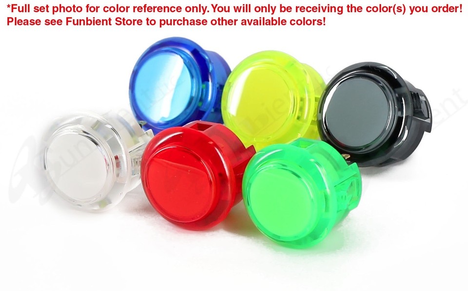 Sanwa Original OBSC-30 Violet (Purple) Translucent Push Button JAMMA | eBay