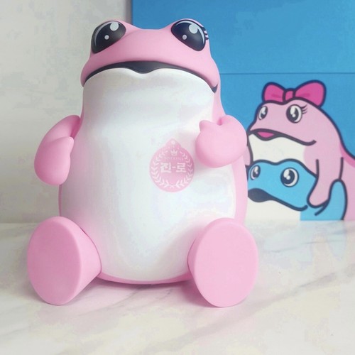 Jinro Soju Shot Frog Toads Figure Pink 13x12.6 x16.6cm Jinro Is Back | eBay