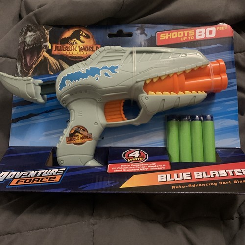 NEW Adventure Force BLUE Blaster from Jurassic World With 4 Darts ...