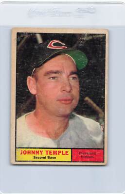 1961 Topps #155 Johnny Temple Indians VG *DA-C5031 | eBay