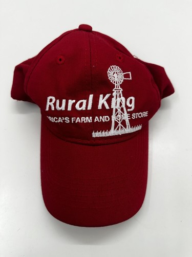 Outdoor Cap Rural King Baseball Hat Snapback Red Embroidered Logo | eBay