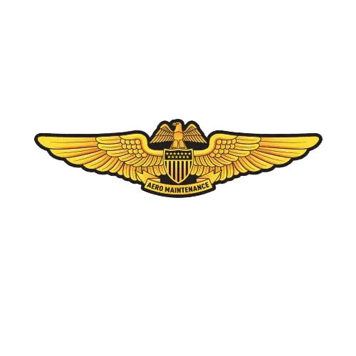 PAMO Professional Aviation Maintenance Officer Badge Wings Sticker ...