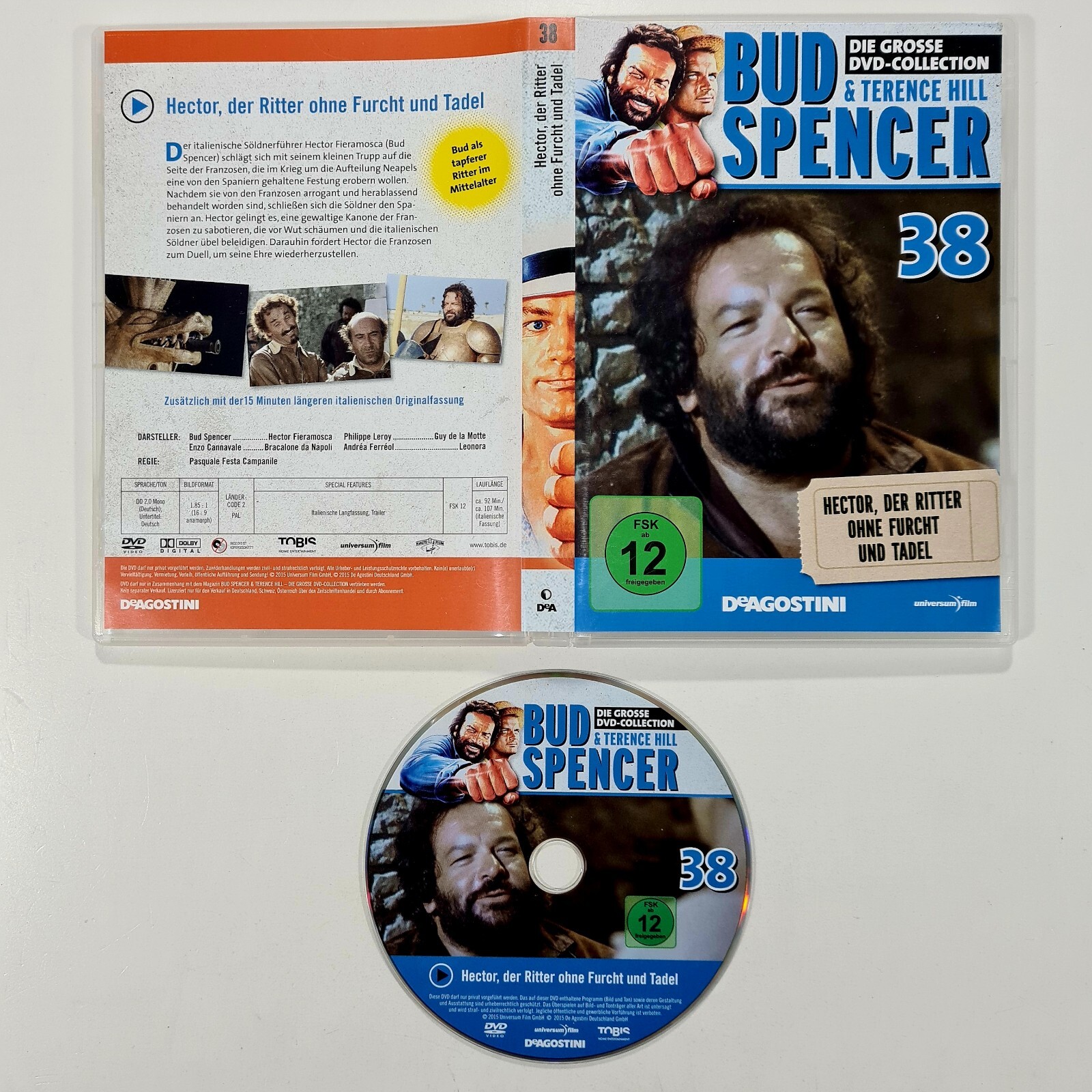 DeAGOSTINI DVD Bud Spencer HECTOR, RITTER OHNE FURCHT & TADEL (1976) dt ...