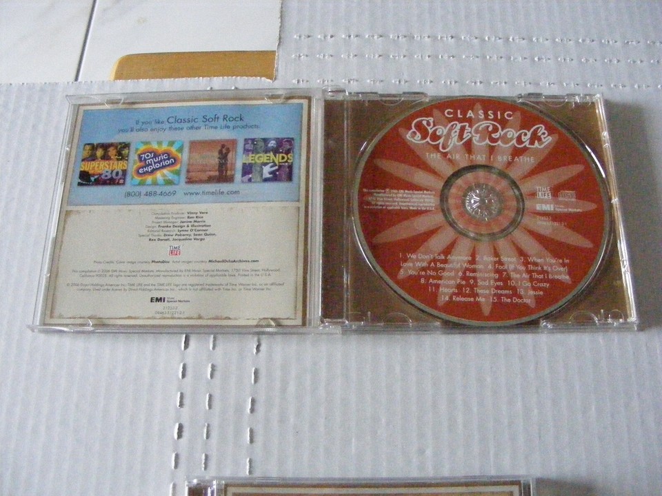 Various Classical "Soft Rock" 7 CD's From Time Life Music. In Ex To N/M ...