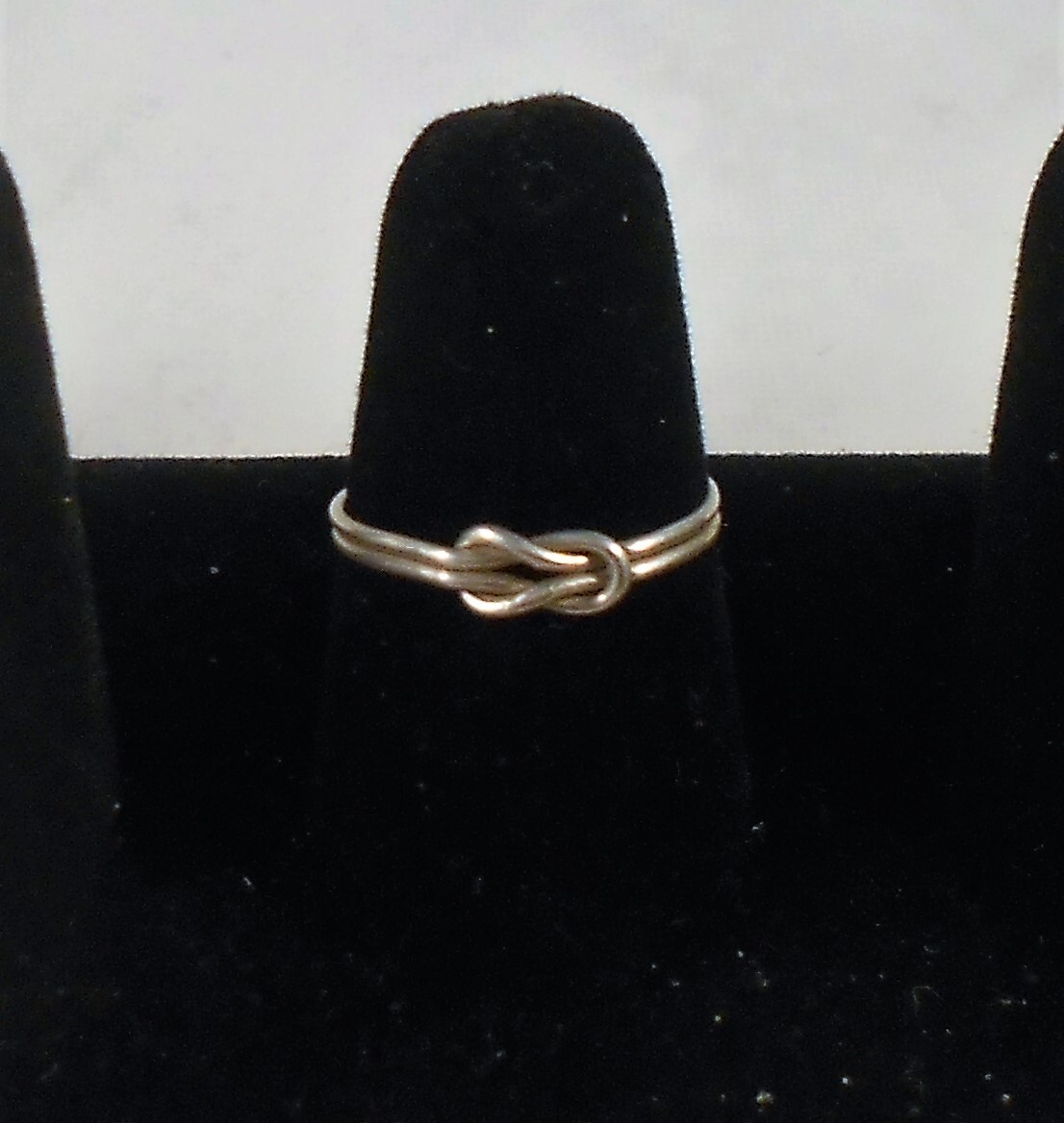 Minimalist Sterling Silver Love Knot Design Ring Size 6 1/2 + | eBay