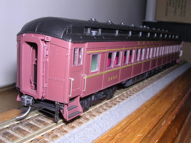 Broadway Limited 4366 HO 4 Car Set PRR P70 No AC Tuscan Red Lighted ...
