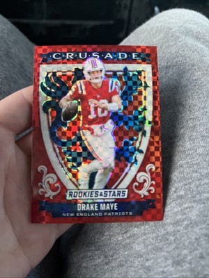 2025 Panini Rookies & Stars - Crusade Drake Maye #29 Red Color Match | eBay
