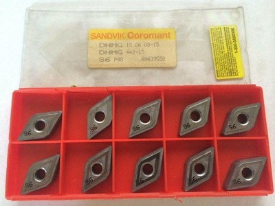 SANDVIK Coromant DNMG 442-15 15 06 08-15 S6 P40 Lathe Carbide Inserts ...