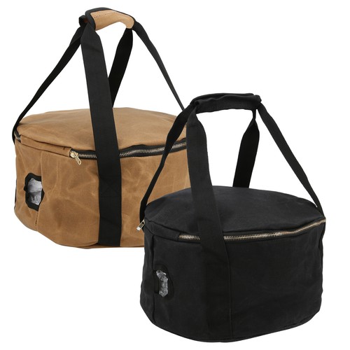 ZZ1 Camping Pot Storage Bag Travel Portable Dustproof Cast Iron Pan ...