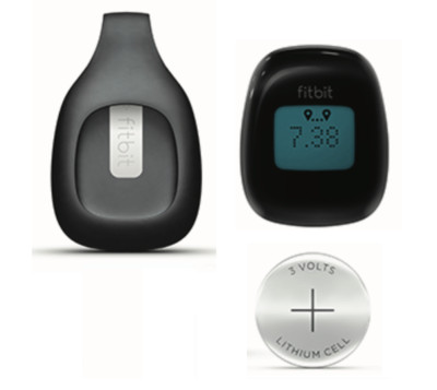 Fitbit Zip Wireless Clip On Calorie Activity Step Tracker Black *NO ...