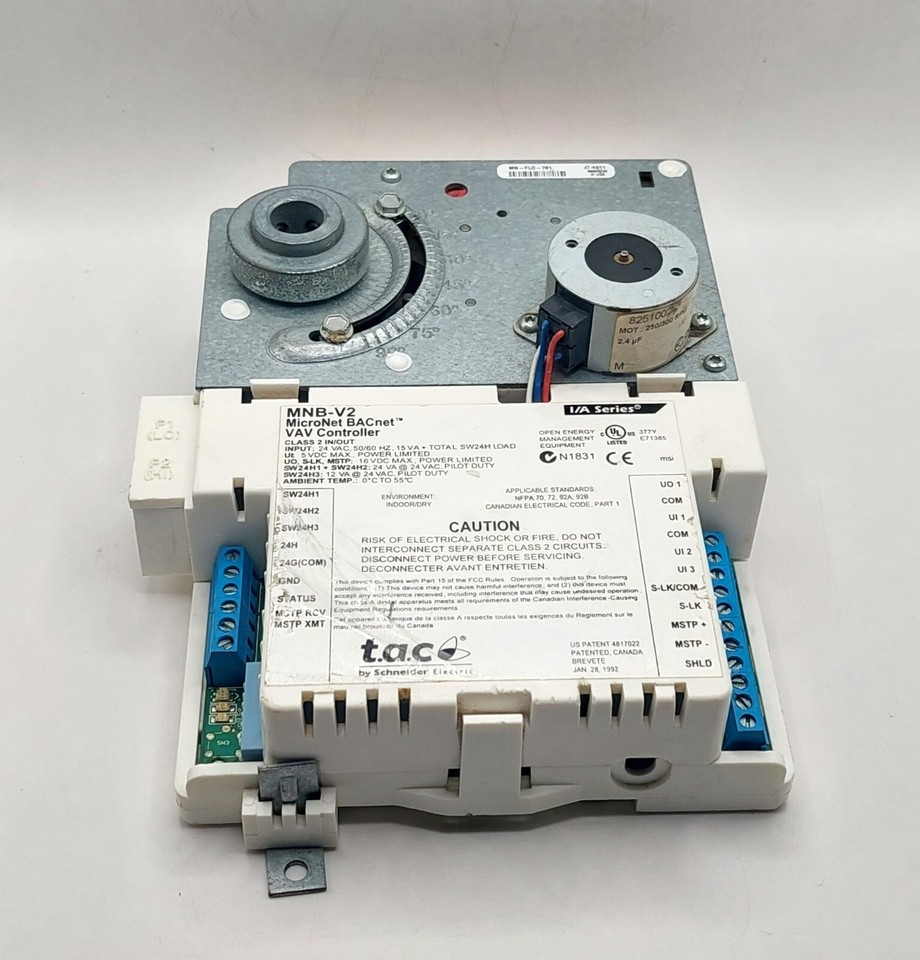 SCHNEIDER ELECTRIC TAC MNB-V2 VAV Controller I/a Micronet Bacnet | eBay