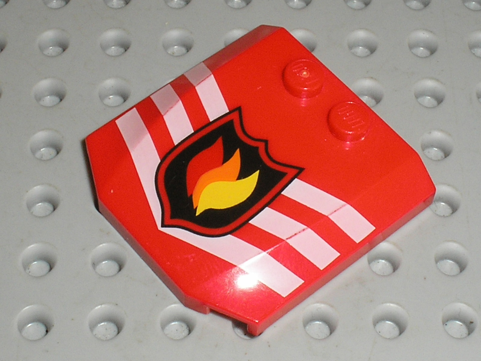 Capot LEGO CITY Fire red Wedge Ref 45677px1 / Set 65799 & 7240 Fire ...