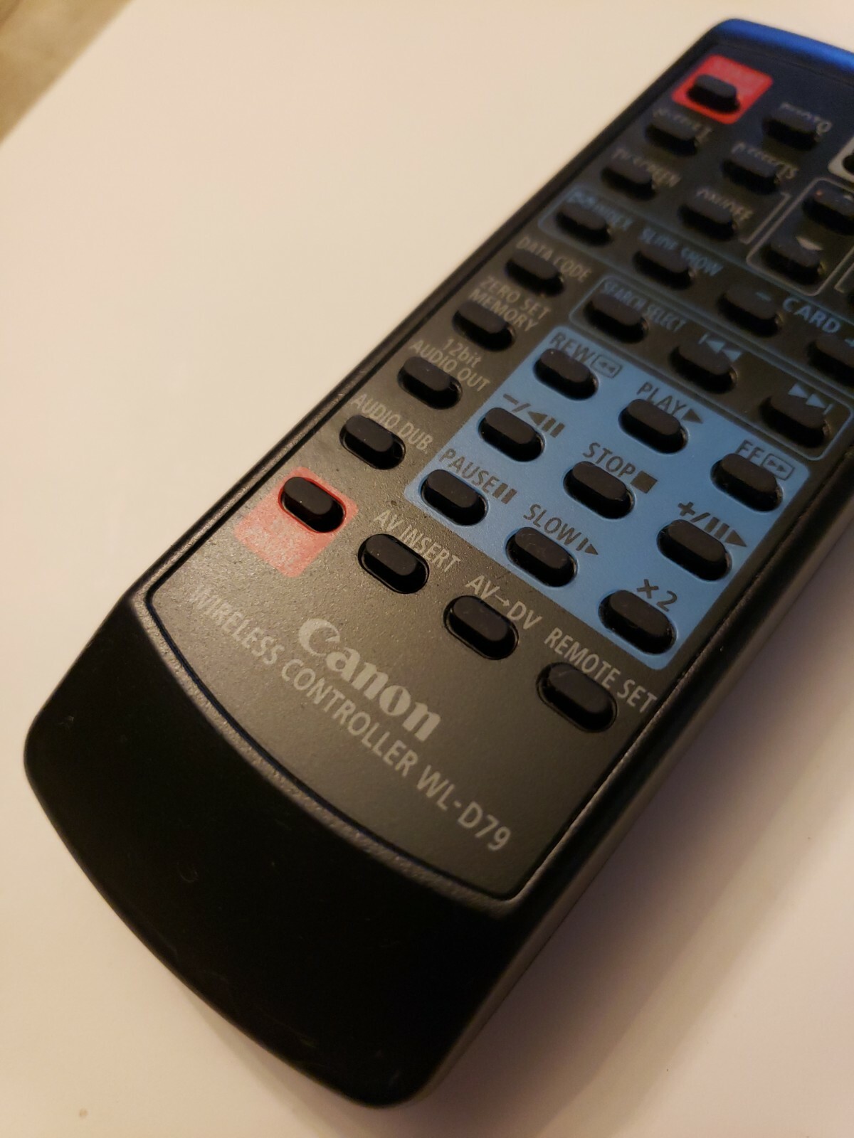 CANON CAMCORDER REMOTE CONTROL WL-D79 ZR65 ZR70 ZR65MC OPTURA 10 20 30 ...