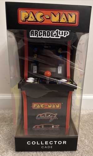 Arcade1Up Pac-Man 16 Bit Gaming Collector Cade FootTall 3” Inch Screen ...