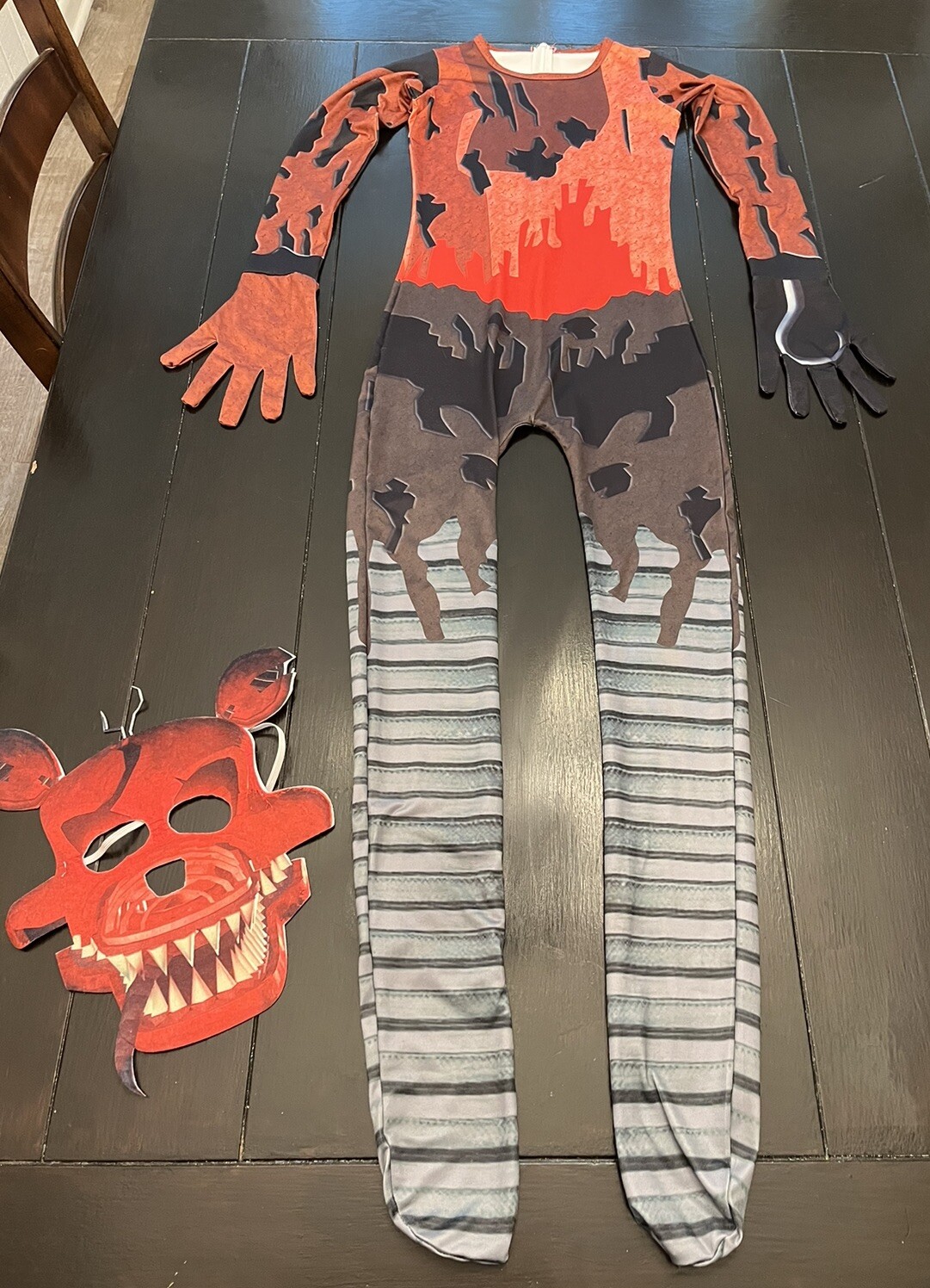 Five Nights At Freddy’s FOXY Costume Morphsuit & Felt… - Gem