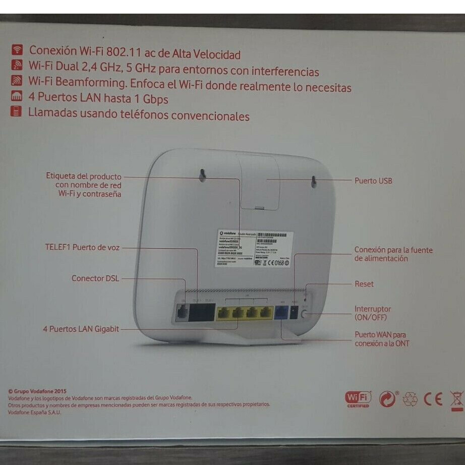 Router avanzado Vodafone V1 00200106 | Compra online en eBay