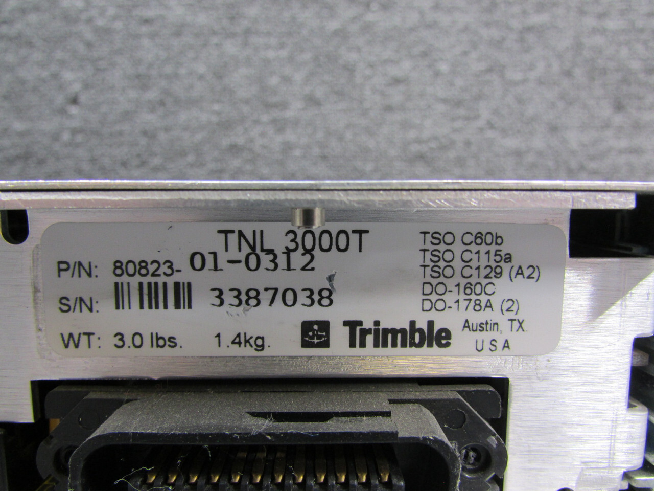 80823-01-0312 Trimble TNL 3000T GPS Navigator with Data Card (Grey Face ...