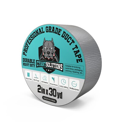 Gray Duct Tape Heavy Duty Version, 2 Inches x 30 Yards Per Roll, Waterproof IP65 | eBay