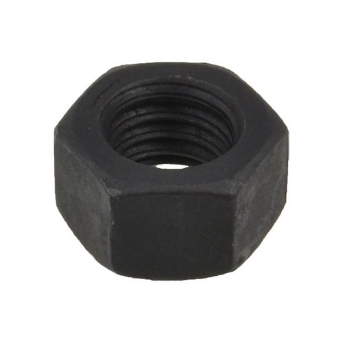 9/16" x 12 TPI UNC Coarse Plain Black Uncoated Grade 8 Hex Standard Nut ...