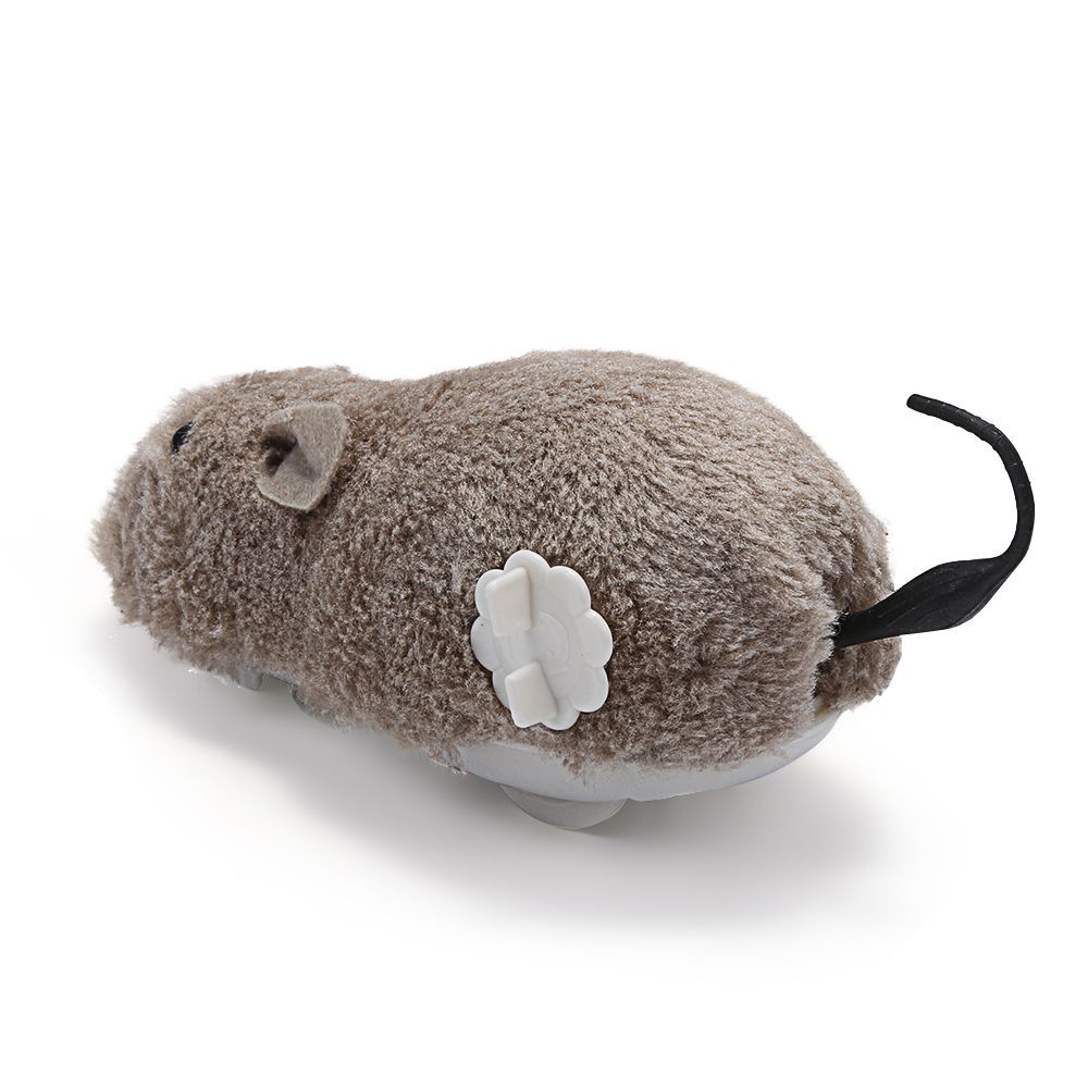 Power Pet Supplies Fake Mouse Clockwork Plush Mouse Cat Play Toys ...