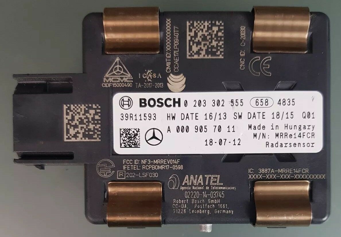 Mercedes A-CLASS (W177) Bosch Radar Sensor With Harness A0009057011 ...