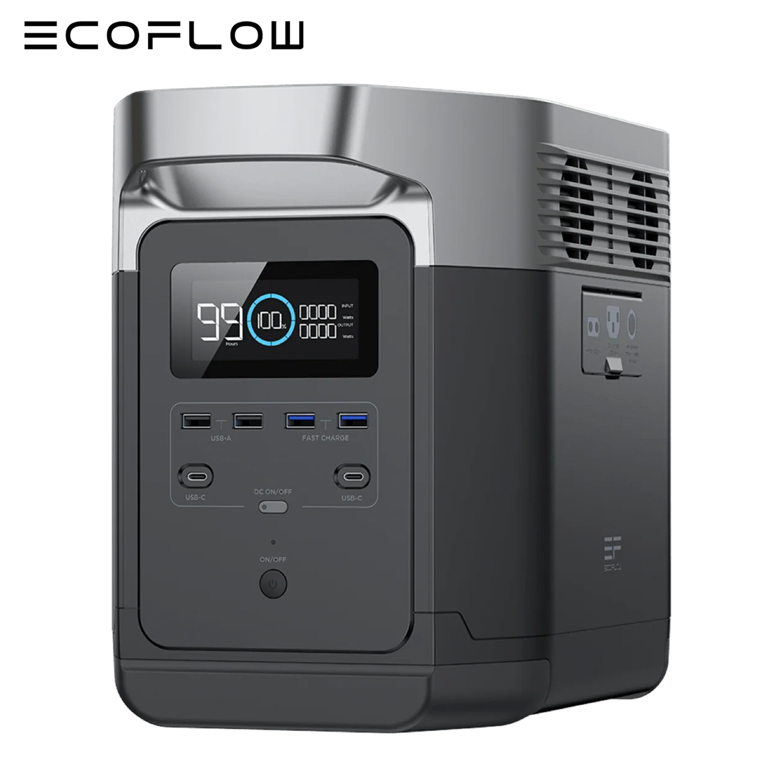 EcoFlow DELTA 120V Solar Generator 1800W Portable Power Station with ...